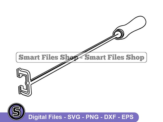 Branding Iron Outline SVG Cattle Svg Rancher Svg Branding | Etsy