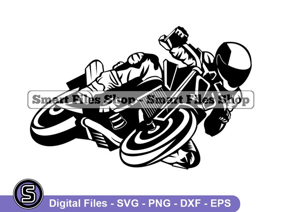 Motorcycle Rider 4 SVG Motorcycle SVG Biking Svg - Etsy