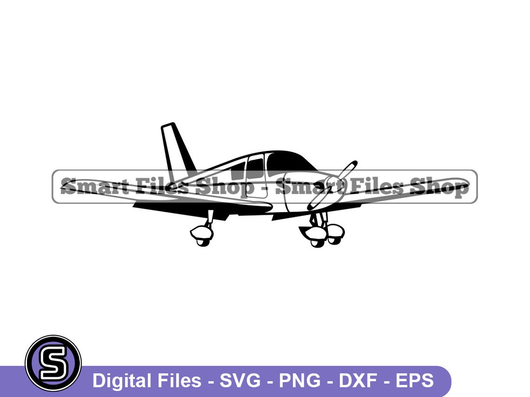 Personal Plane Svg, Propeller Plane Svg, Airplane Svg, Airplane Dxf ...