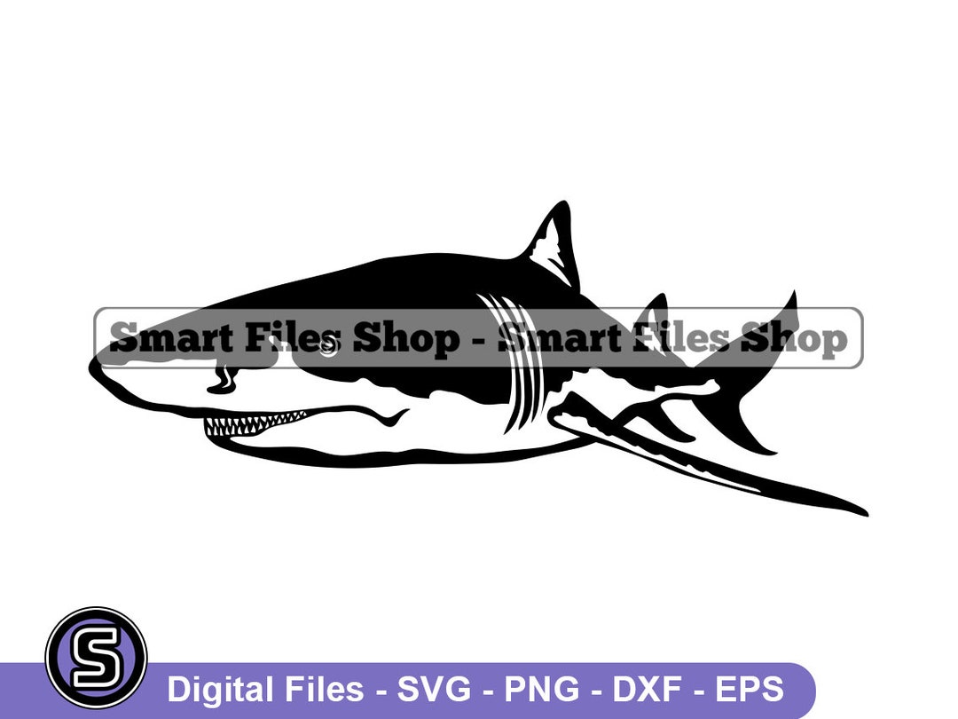 Lemon Shark 2 SVG, Lemon Shark SVG, Shark Svg, Shark Dxf, Shark Png ...