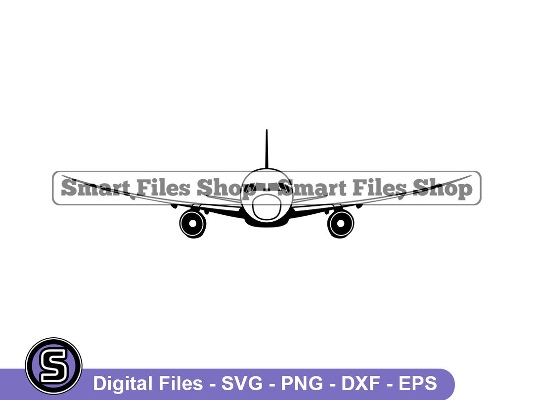 Airplane 3 SVG, Airplane Svg, Jumbo Jet SVG, Airliner Svg, Airplane Dxf ...
