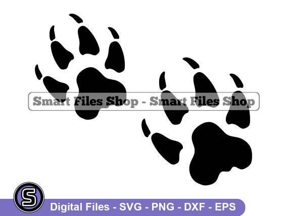 Wolf Footprint Clipart Images