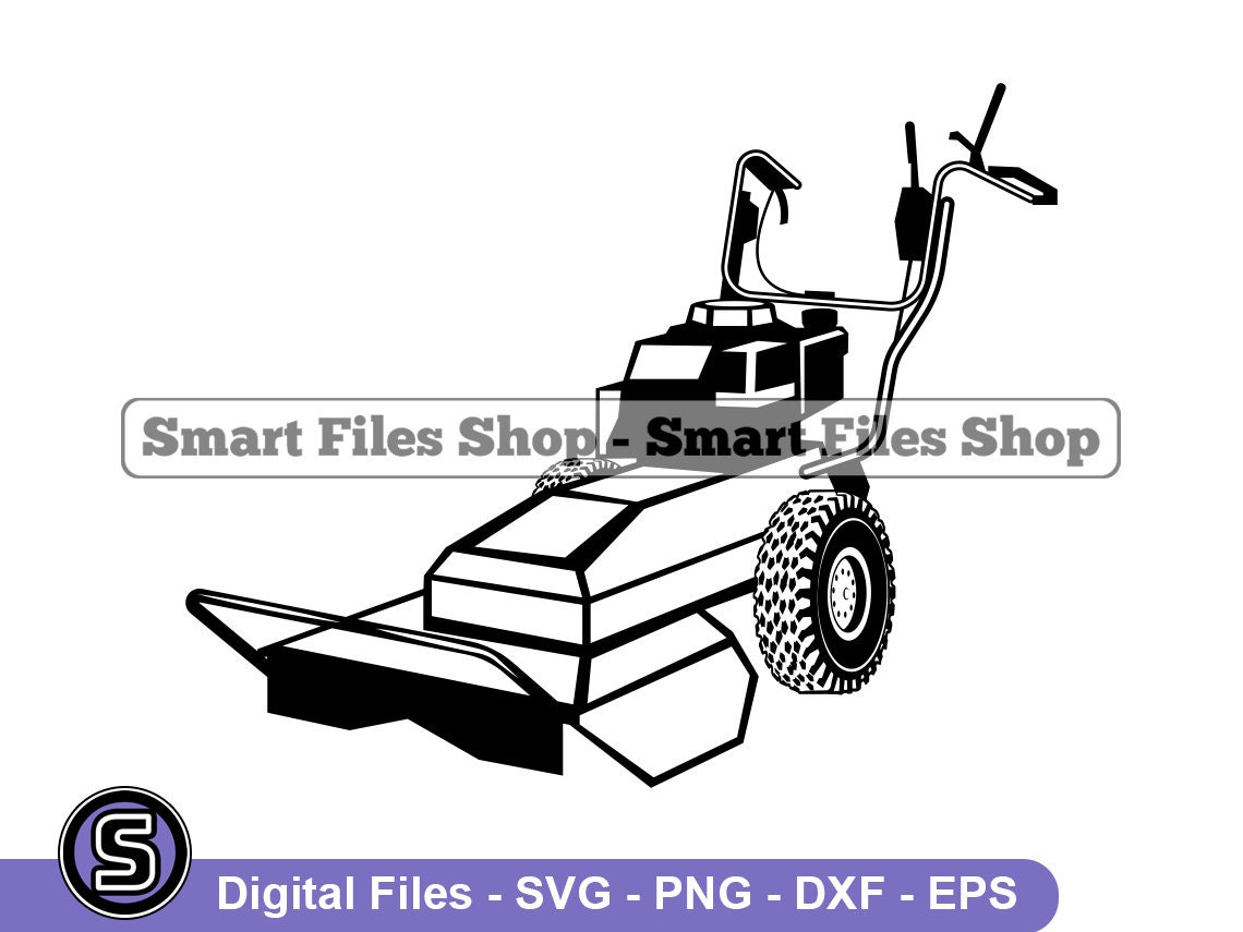 Walk Behind Mower Svg Lawn Mower Svg Landscaping Svg - Etsy