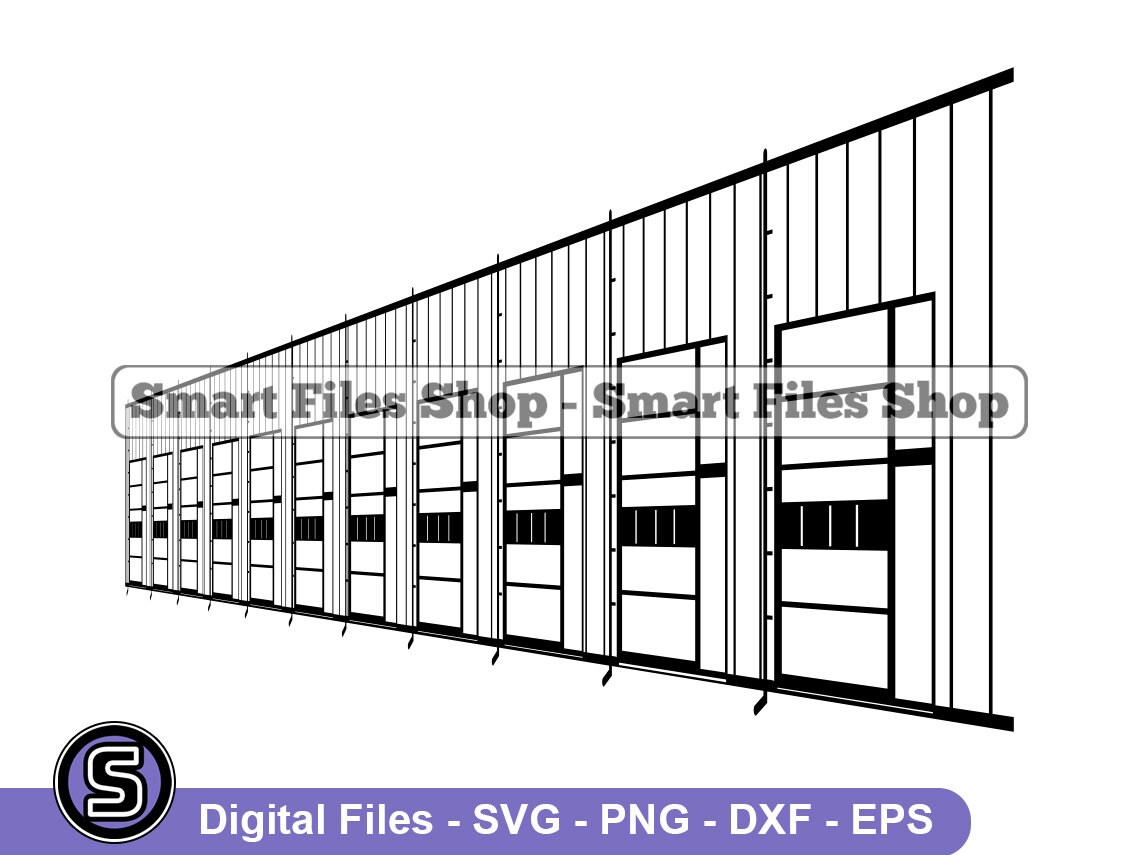 Commercial Warehouse Svg Warehouse Svg Logistics Svg | Etsy