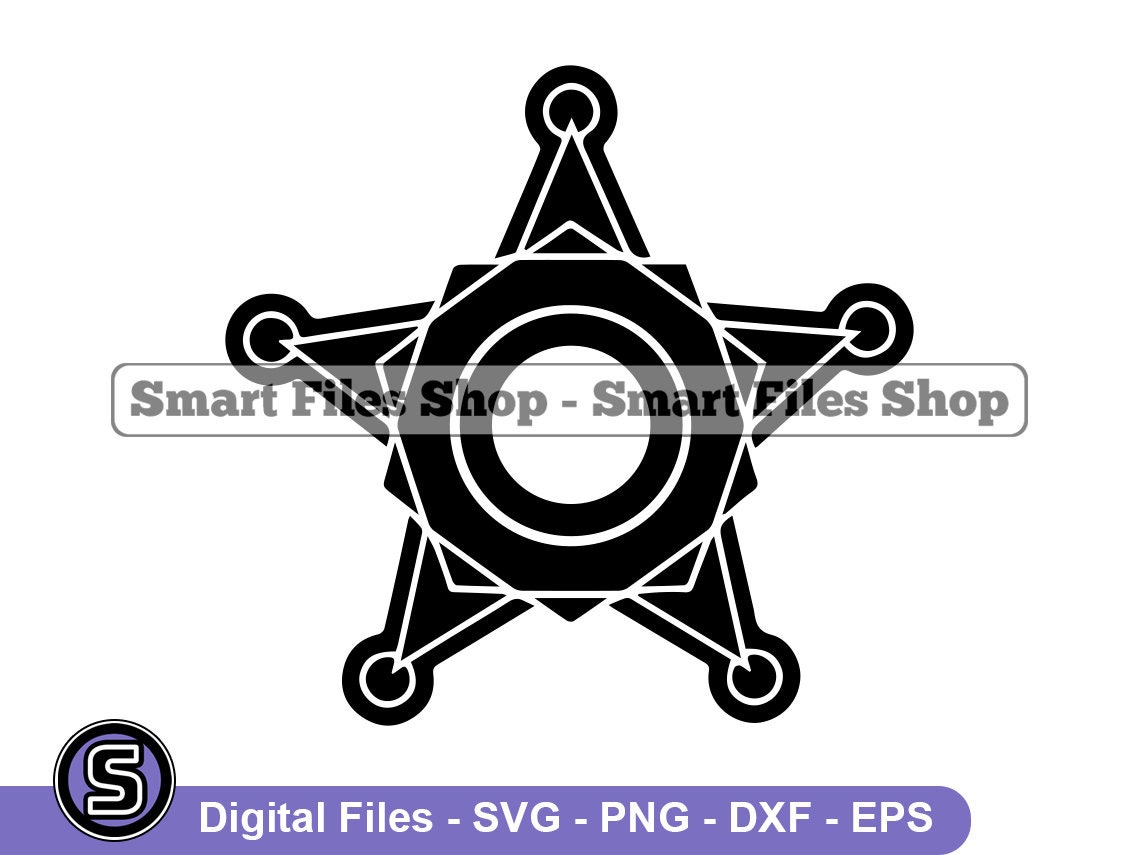 Polizei Stern Svg Polizei Svg Polizei Star Svg Polizei Star | Etsy