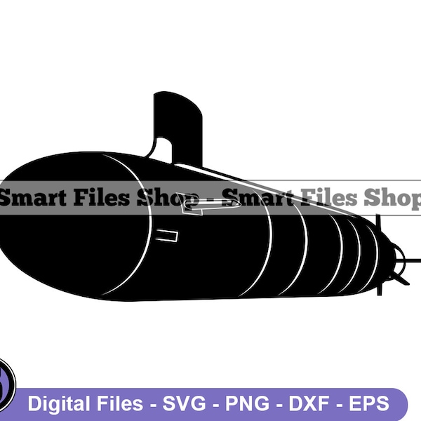 Submarine Svg - Etsy
