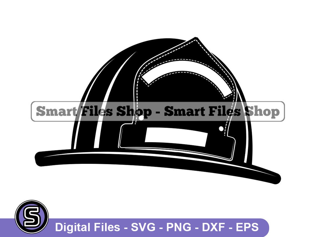 Firefighter Helmet Front #5 Svg, Firefighter Helmet Svg, Firefighter ...