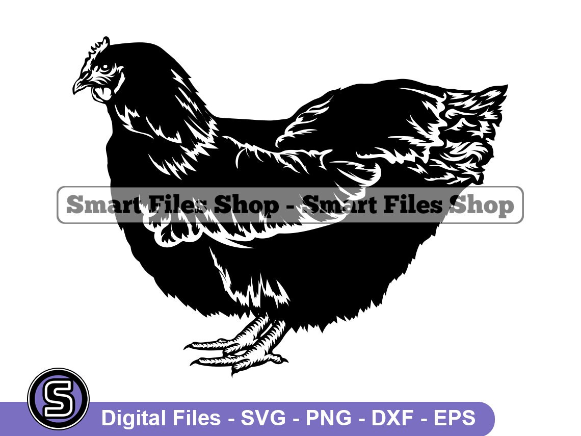 Jersey Giant Chicken Svg, Chicken Dxf, Chicken Png, Chicken Clipart ...