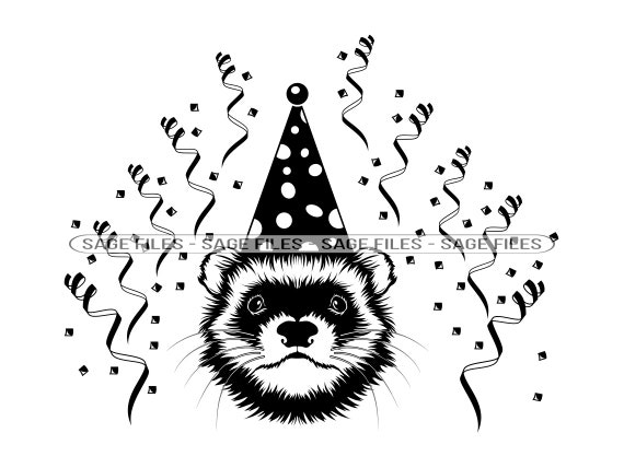 Ferret Birthday Svg Ferret Svg Birthday Party Svg Birthday - Etsy Australia