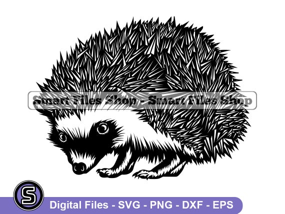 Egel 3 SVG Egel SVG Boswezens Svg Egel Dxf Egel Png - Etsy België