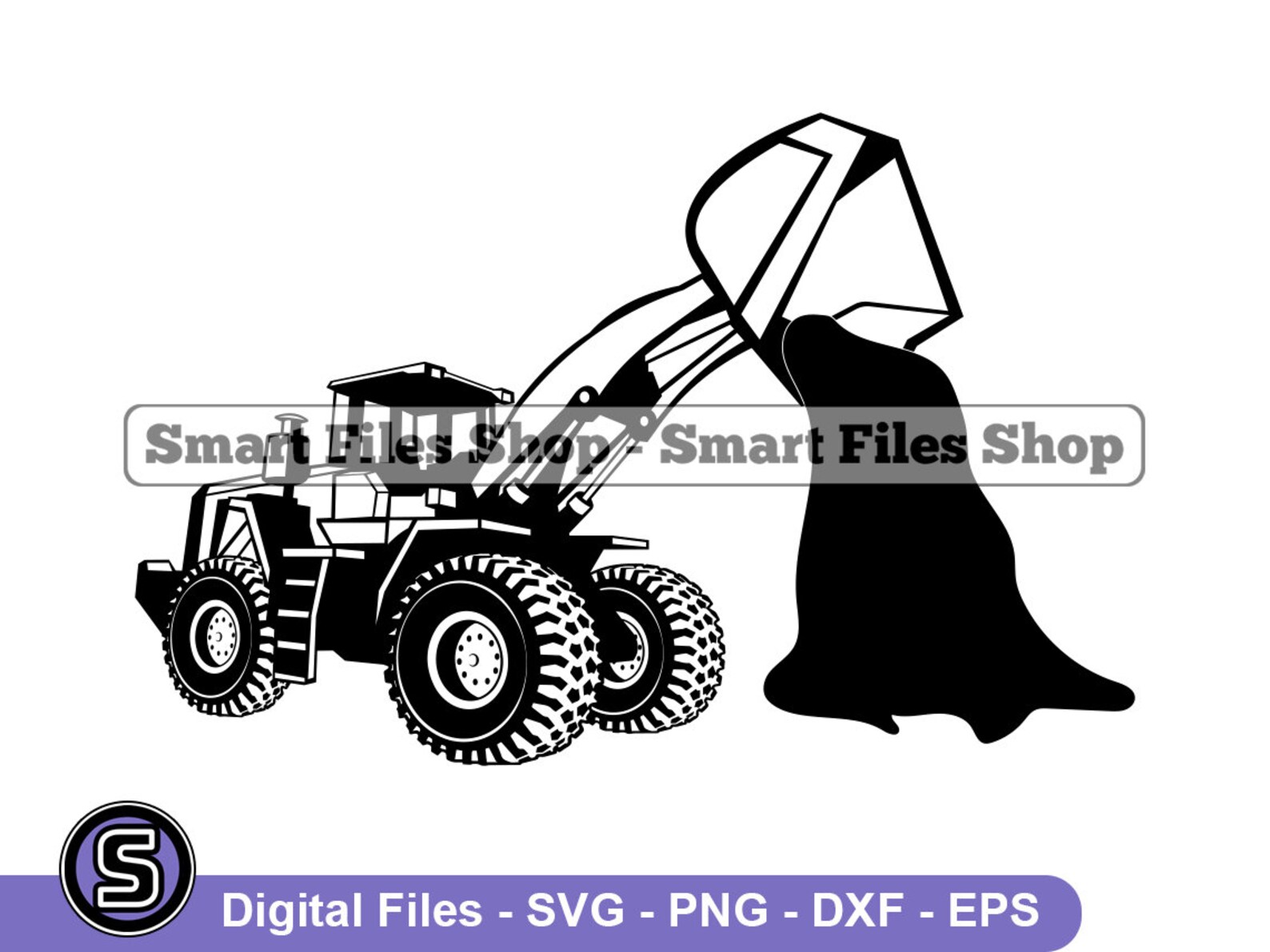 Wheel Loader Svg Heavy Equipment Svg Construction Svg Wheel - Etsy