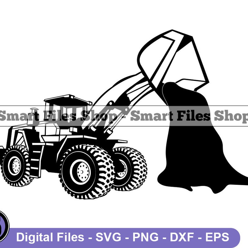 Wheel Loader Png - Etsy