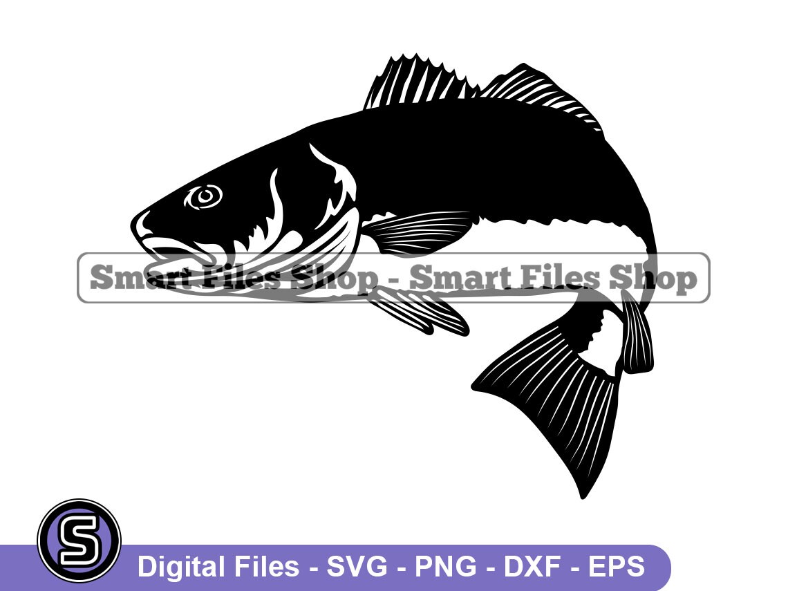 Red Drum Svg, Red Drum Fishing Svg, Fish Svg, Fishing Svg, Fishing Dxf ...