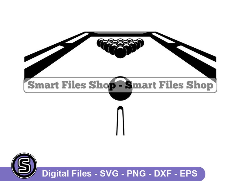 Billiards Logo SVG Pool Svg Billiards Svg Billiards Dxf - Etsy