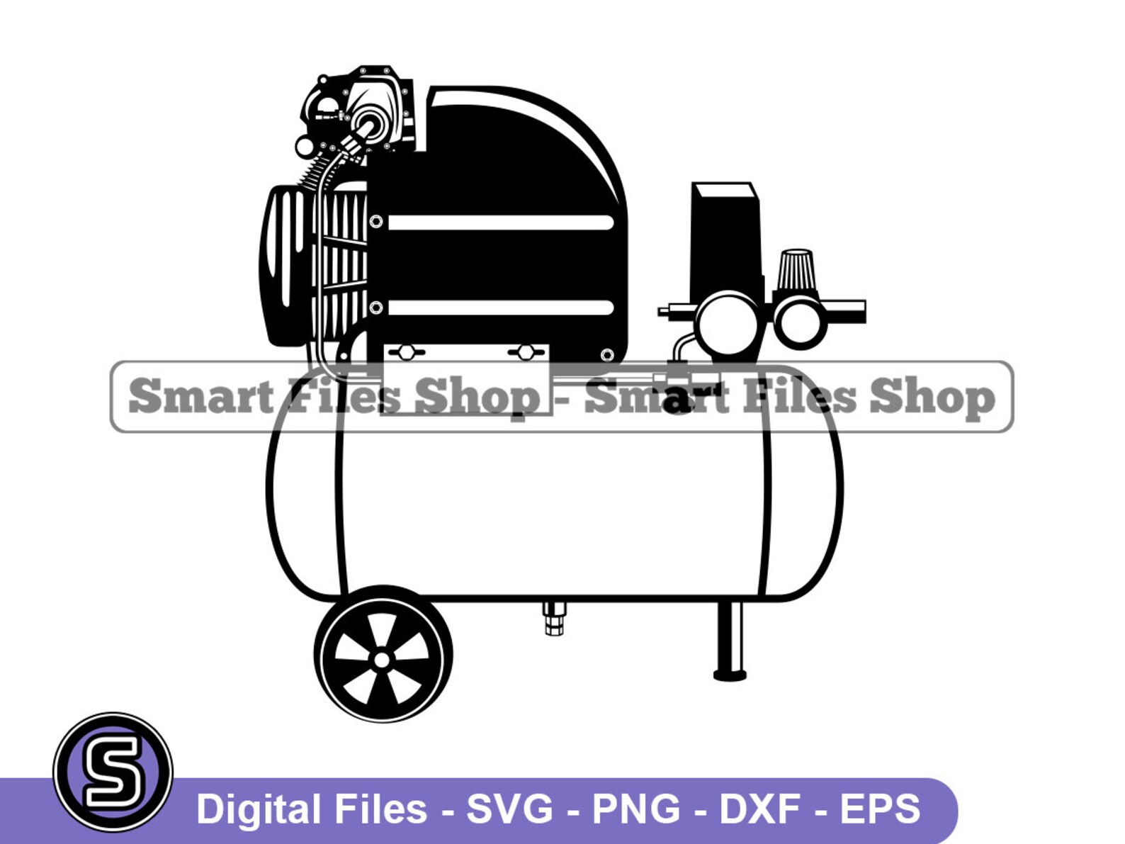 Air Compressor Svg Air Compressor Dxf Air Compressor Png - Etsy