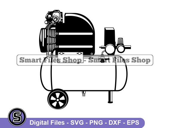 Air Compressor Svg Air Compressor Dxf Air Compressor Png | Etsy