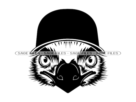 Emu in Baseball Cap Svg Emu Svg Baseball Svg Baseball - Etsy