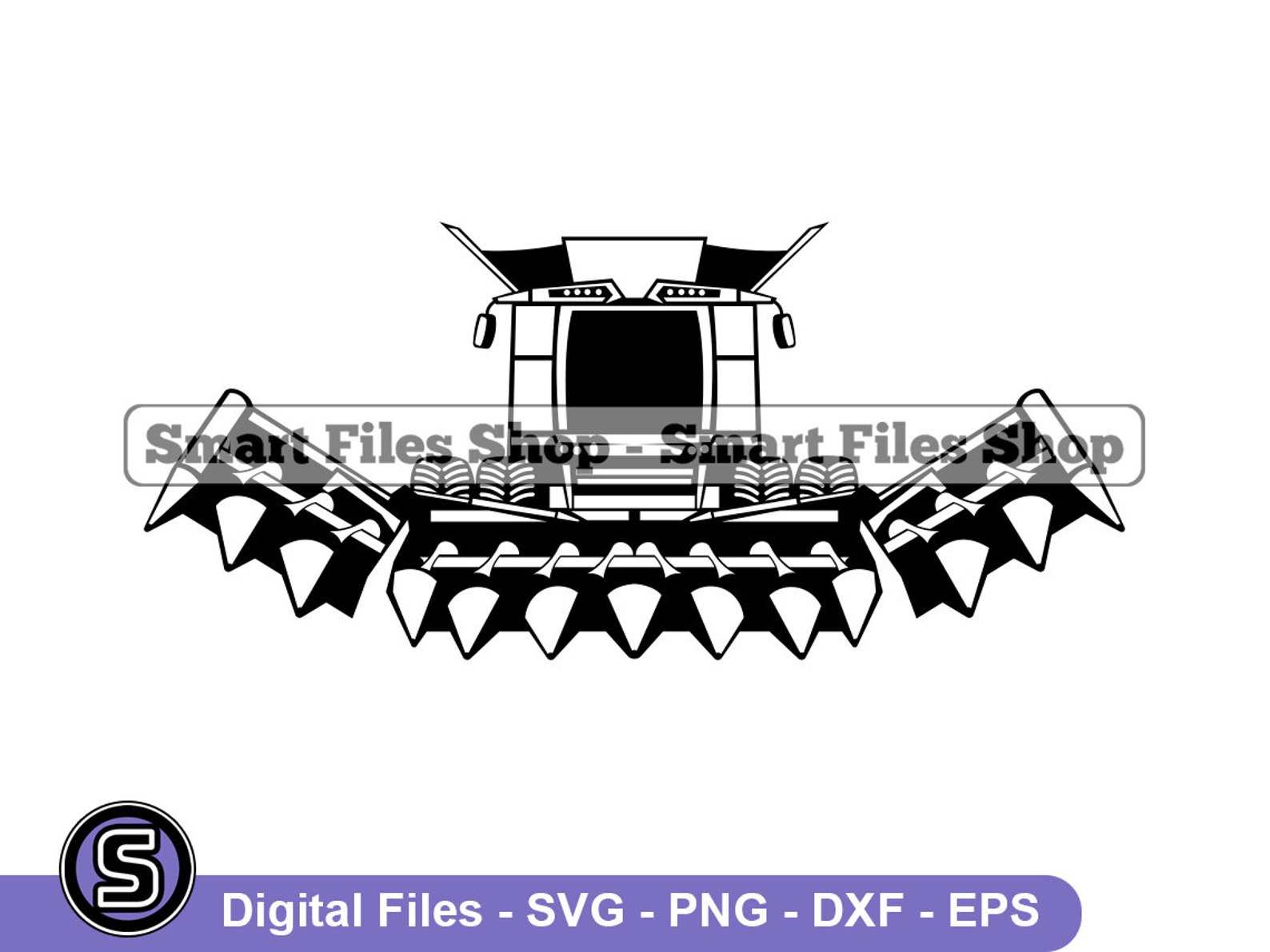 Corn Head 4 Svg Combine Harvester Svg Farming Svg Corn | Etsy