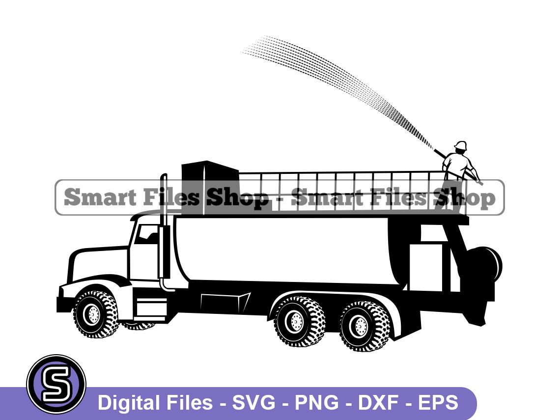 Hydroseeding Truck 2 SVG Hydroseeding Truck SVG - Etsy