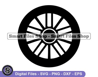 Car Rim Dxf - Etsy