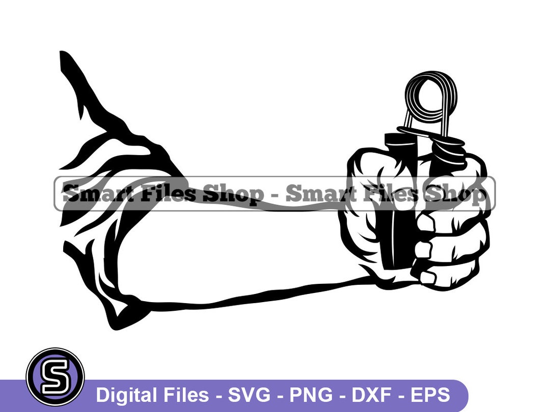 Spring in Hand SVG, Exercise Svg, Spring in Hand Dxf, Spring in Hand ...