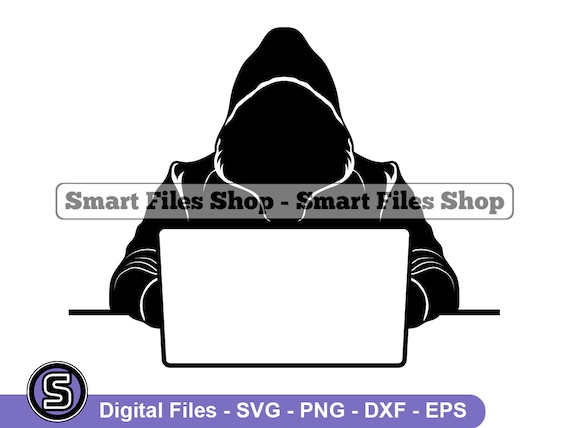 Hacker SVG Web Security Svg Online Data Svg Hacker Dxf | Etsy