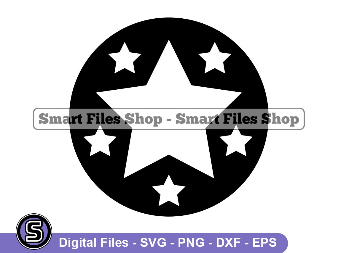 Star Logo 4 Svg Star Svg Star Design Svg Star Dxf Star | Etsy