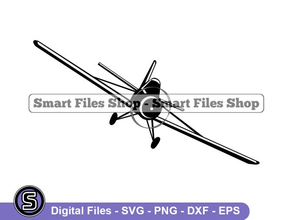 Propeller Airplane 5 Svg Airplane Svg Aircraft Svg | Etsy