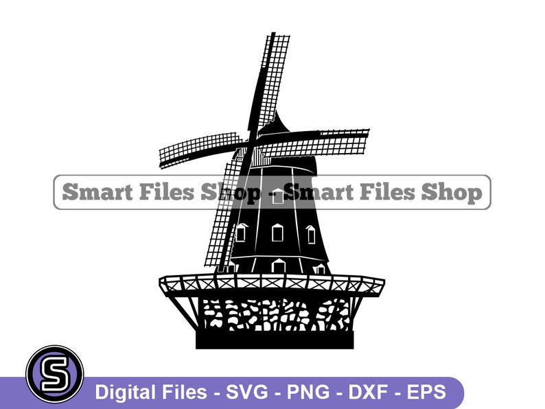 Windmill 3 Svg Windmill Svg Windmill Dxf Windmill Png - Etsy