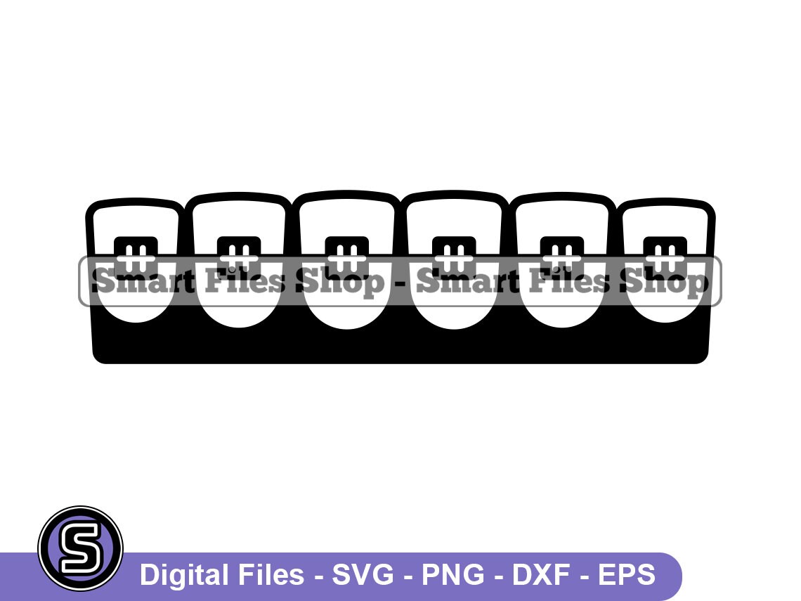 Braces #2 Svg, Teeth Svg, Dentist Svg, Braces Dxf, Braces Png, Braces ...