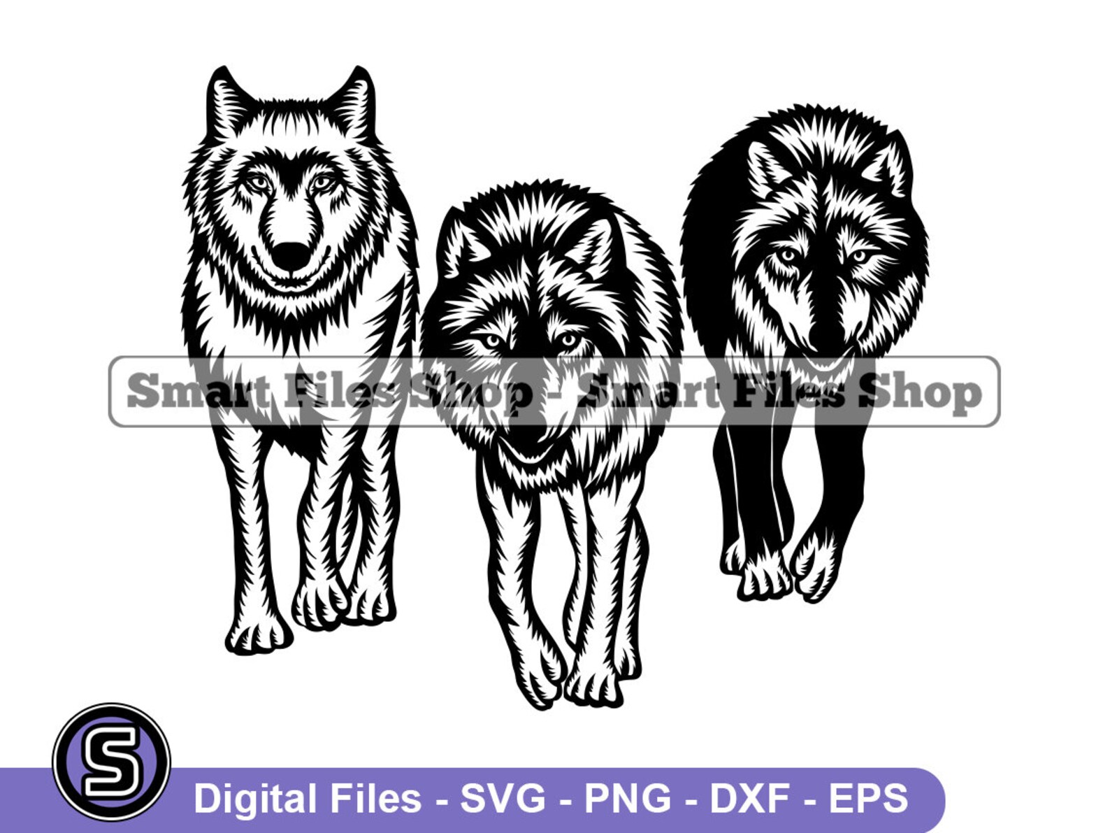 Wolf Pack Svg, Wolf Svg, Wolves Svg, Forest Creatures Svg, Wolf Pack ...