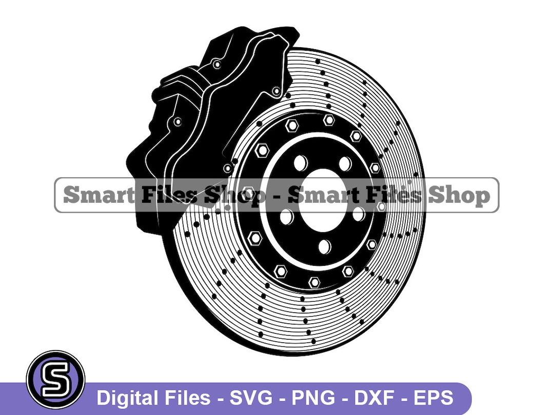 Brake Disc SVG, Car Svg, Driving Svg, Mechanic Svg, Brakes Svg, Brake ...