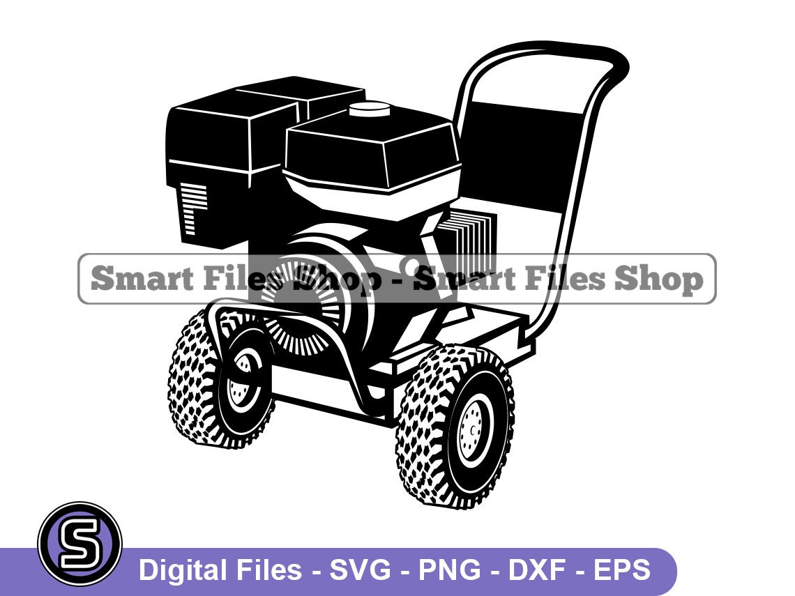 Pressure Washer Svg, Power Washer Svg, Heavy Cleaning Svg, Pressure ...
