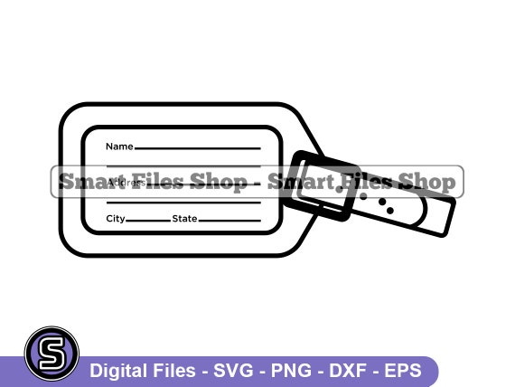 Luggage Tag Svg Tag Svg Luggage Svg Travel Svg Vacation - Etsy Australia