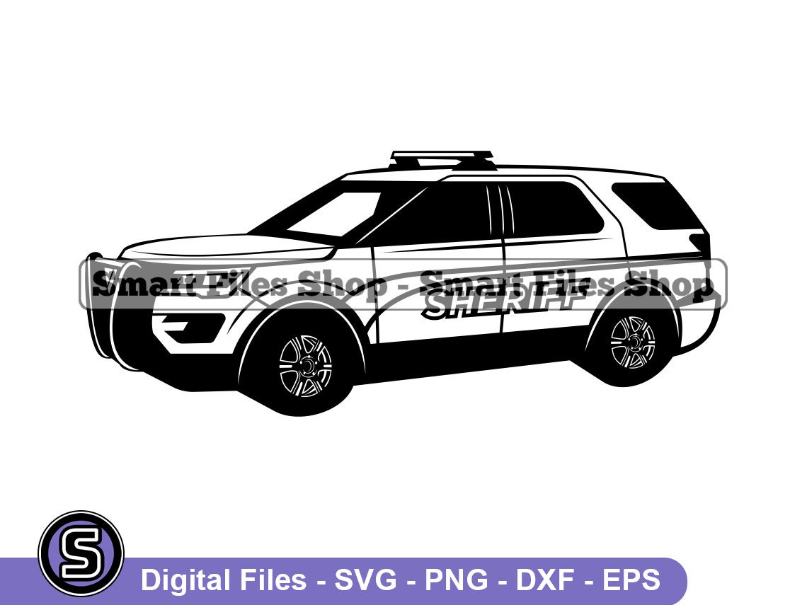 Sheriff Police Car 2 Svg Sheriff Svg Police Car Svg - Etsy Canada