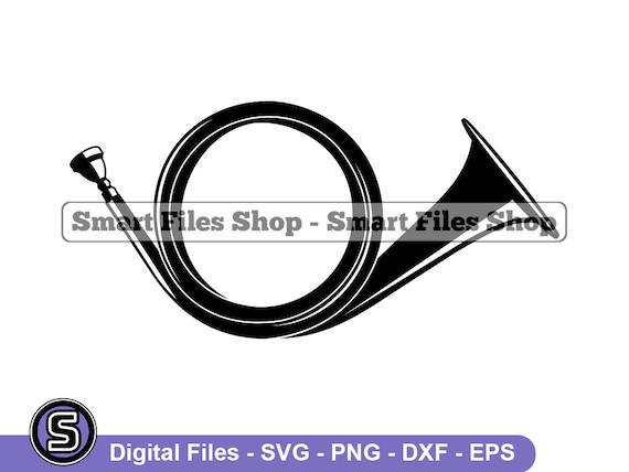 Hunting Horn Svg Hunter Svg Hunting Svg Hunting Horn Dxf | Etsy