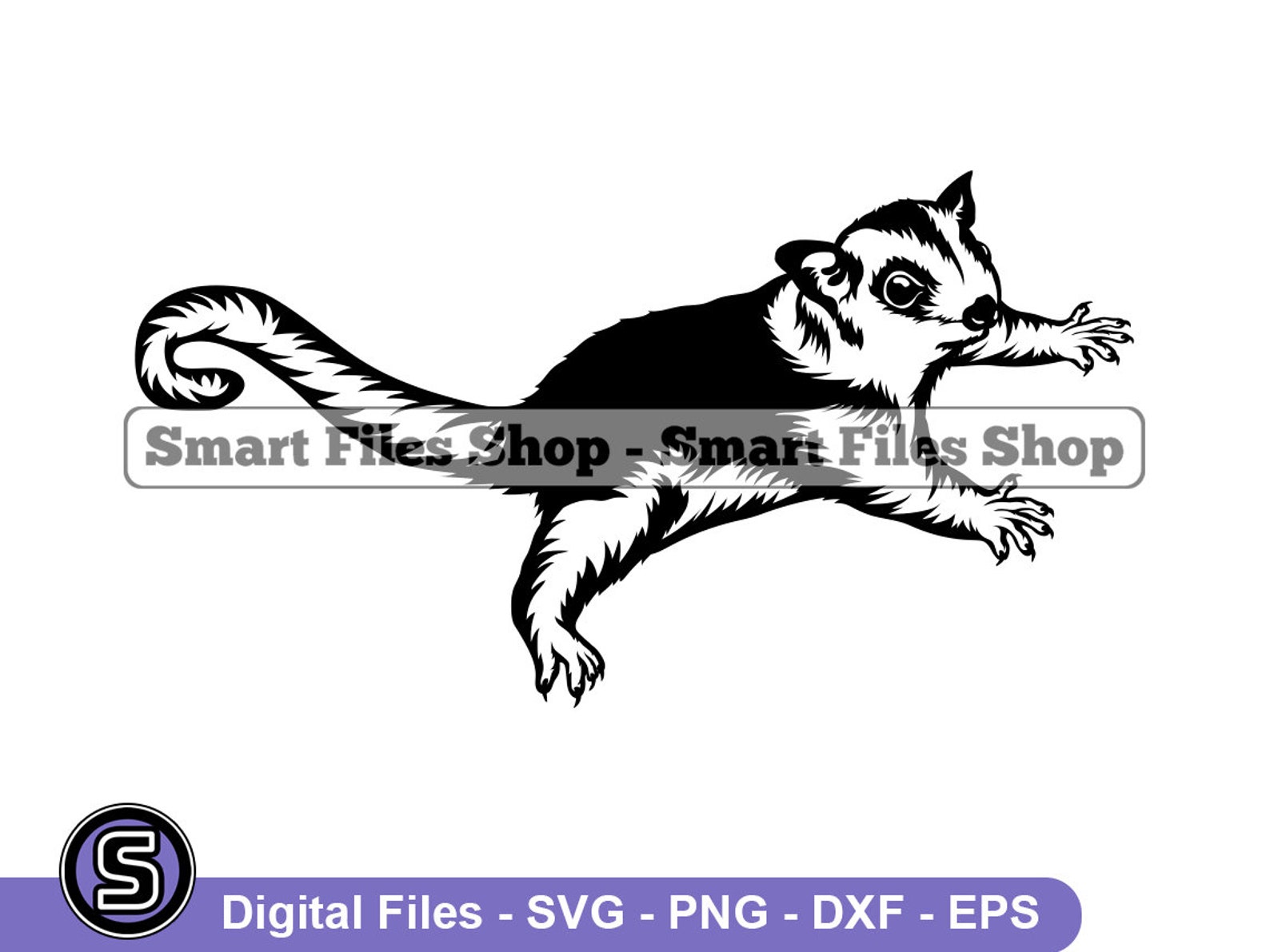 Sugar Glider SVG, Sugar Glider Dxf, Sugar Glider Png, Sugar Glider ...