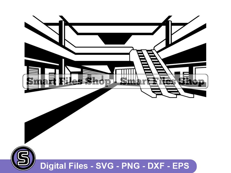 Shopping Mall SVG Shopping Mall Dxf Shopping Mall Png - Etsy