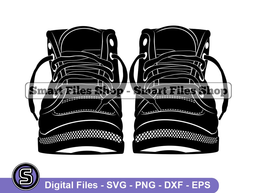 Pair of Shoes Svg, Shoes Svg, Shoe Logo Svg, Shoes Dxf, Shoes Png ...