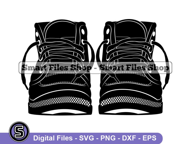 Pair of Shoes Svg Shoes Svg Shoe Logo Svg Shoes Dxf Shoes - Etsy