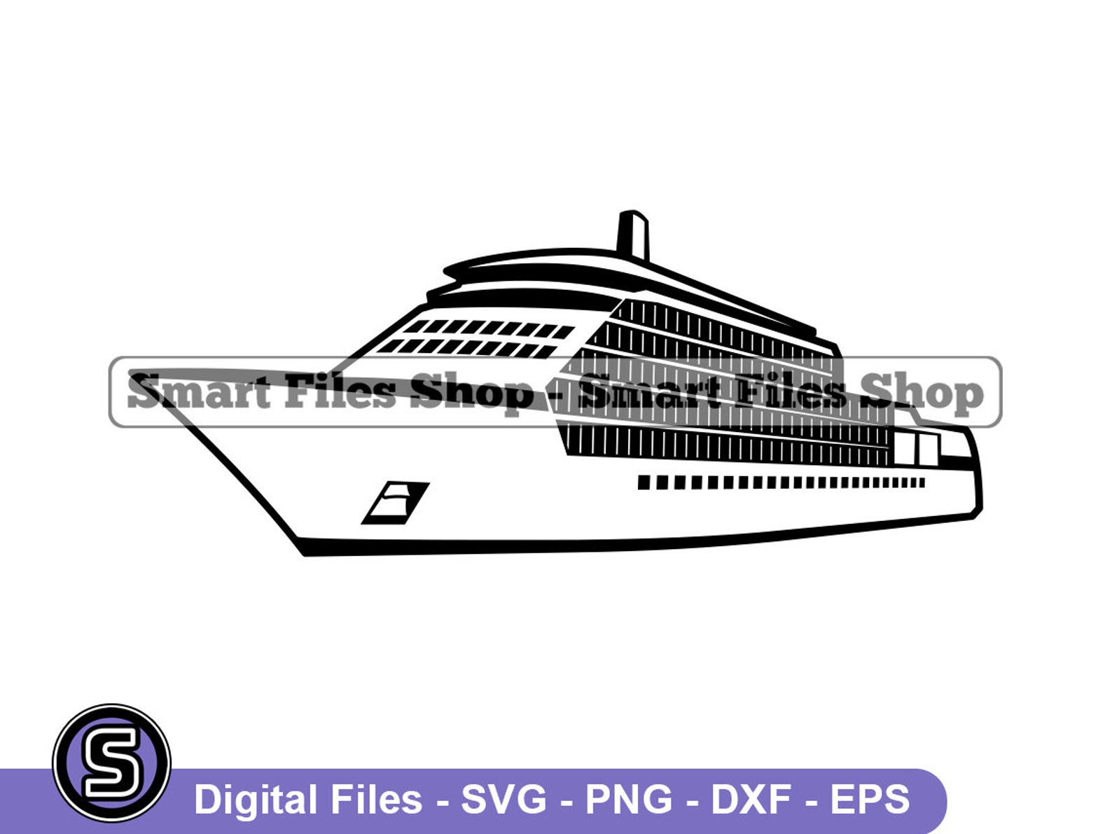 Cruise Ship Svg Vacation Svg Cruise Ship Dxf Cruise Ship - Etsy