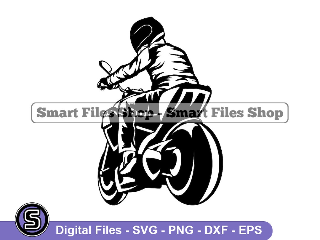 Motorcycle Rider SVG, Motorcycle SVG, Biking Svg, Motorcycle Dxf ...