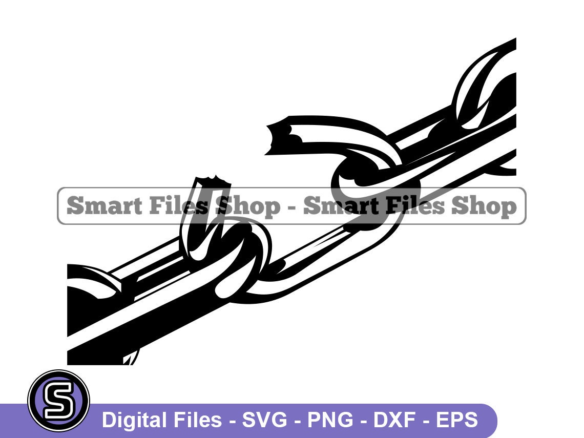 Broken Chain Svg Chain Svg Chain Design Svg Chain Dxf - Etsy