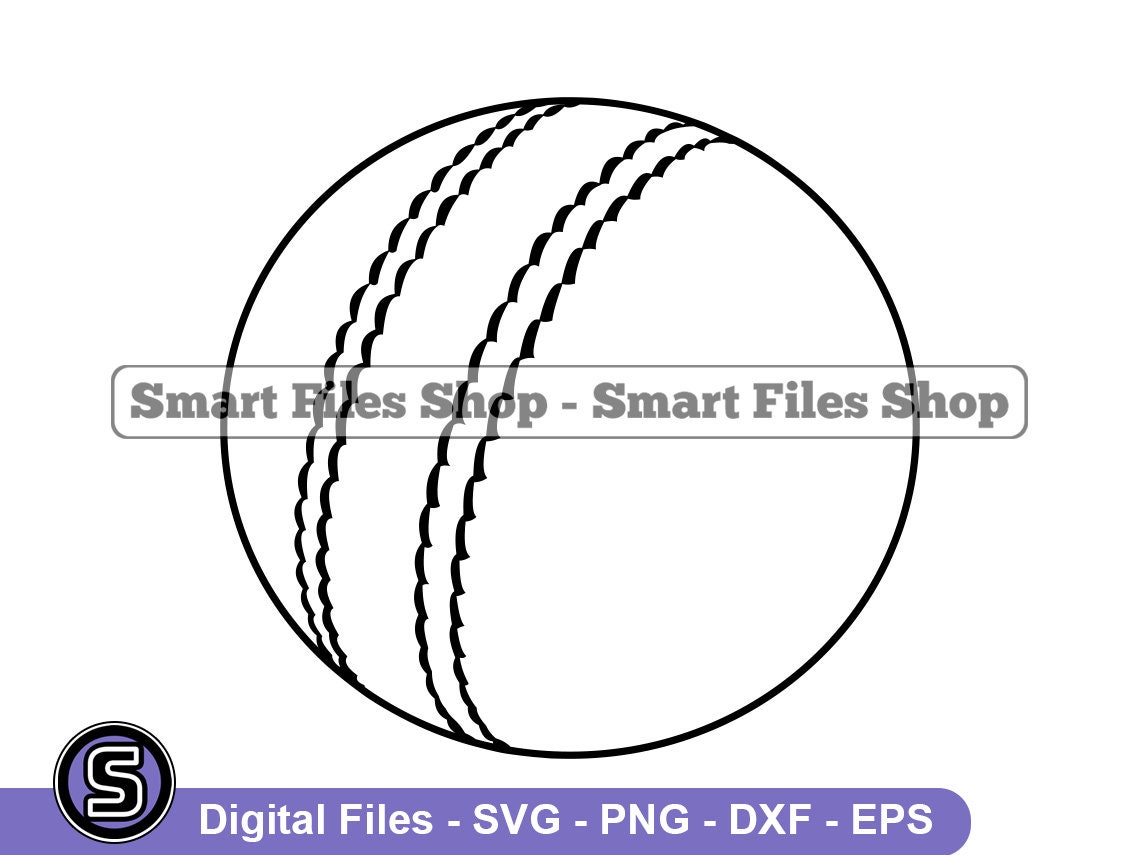 Cricket Ball Svg Cricket Svg Cricket Ball Dxf Cricket Ball | Etsy