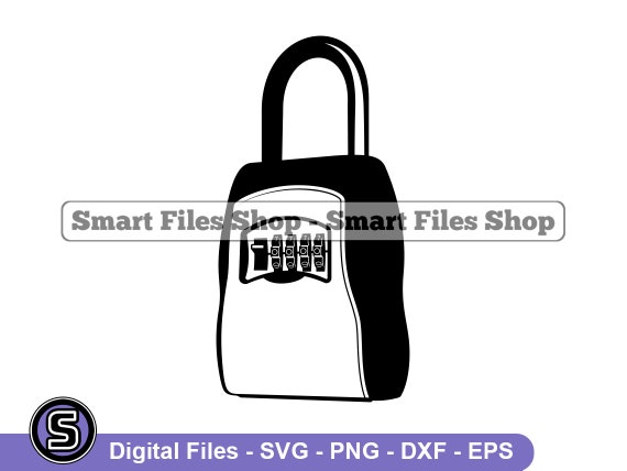 Kombination Schloss Svg Schloss Svg Lock Box Svg Lock Dxf - Etsy.de