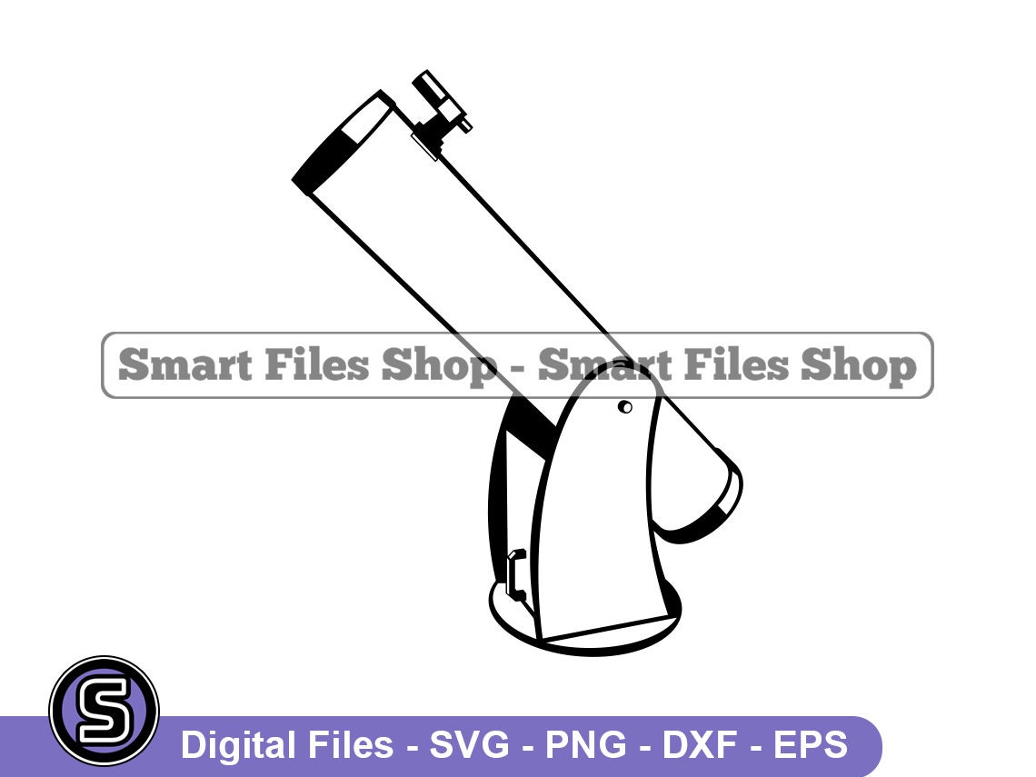 Reflector Telescope Svg Telescope Svg Reflector Telescope | Etsy