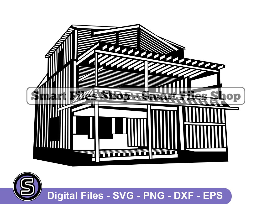 House Frame Svg, Contractor Svg, Builder Svg, House Framer Svg, House ...