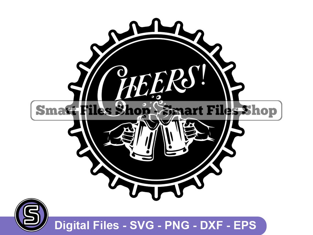 Beer Cap #4 Svg, Beer Cap Svg, Beer Svg, Bottle Cap Svg, Beer Cap Dxf ...