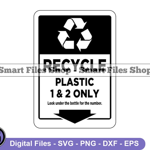 Plastic Recycle Sign - Etsy