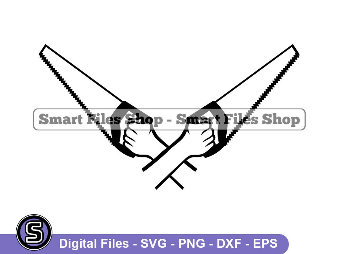Hand Holding Saw Logo Svg, Saw Svg, Repair Svg, Handyman Svg, Saw Dxf ...